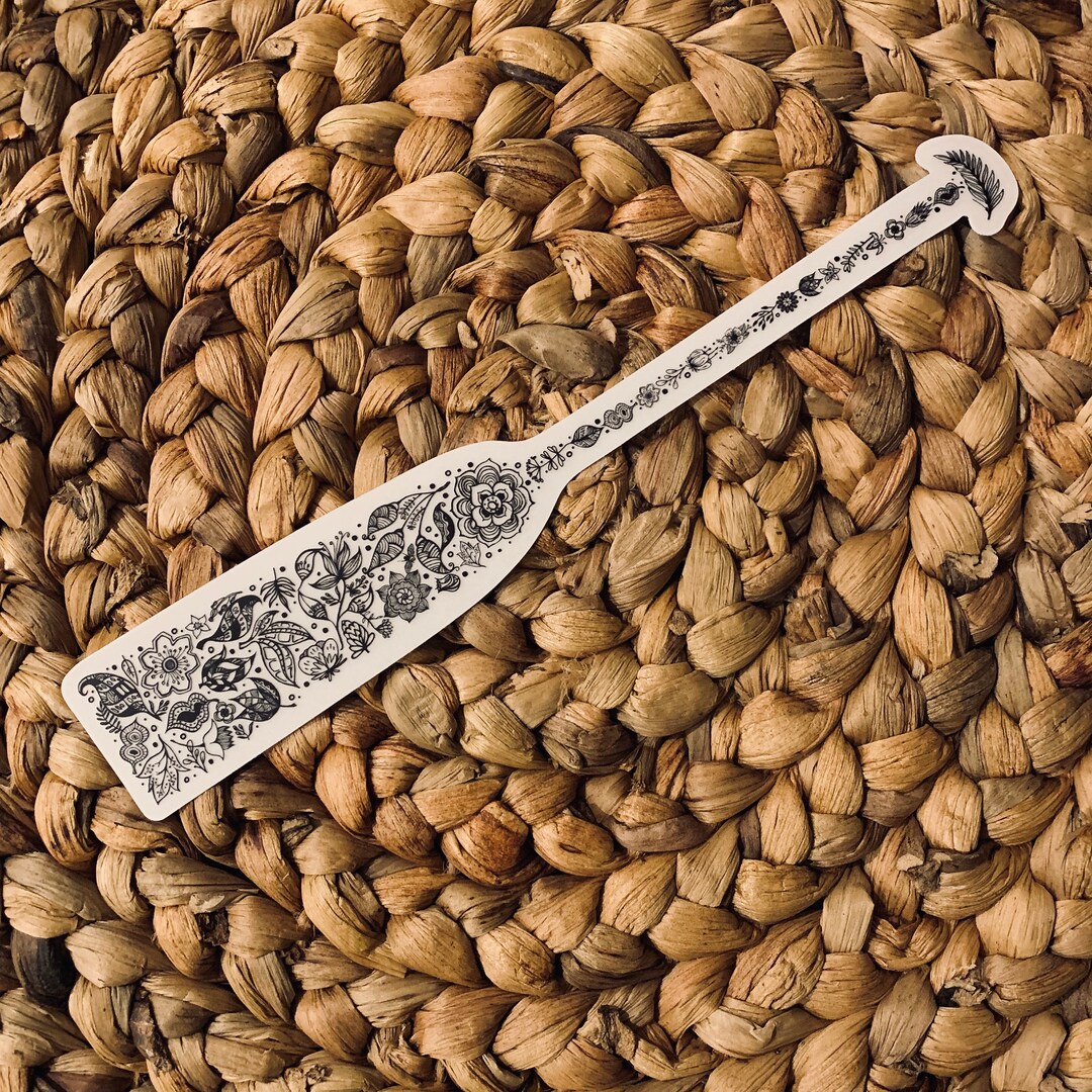 Large FLOWER PADDLE Sticker - Etsy