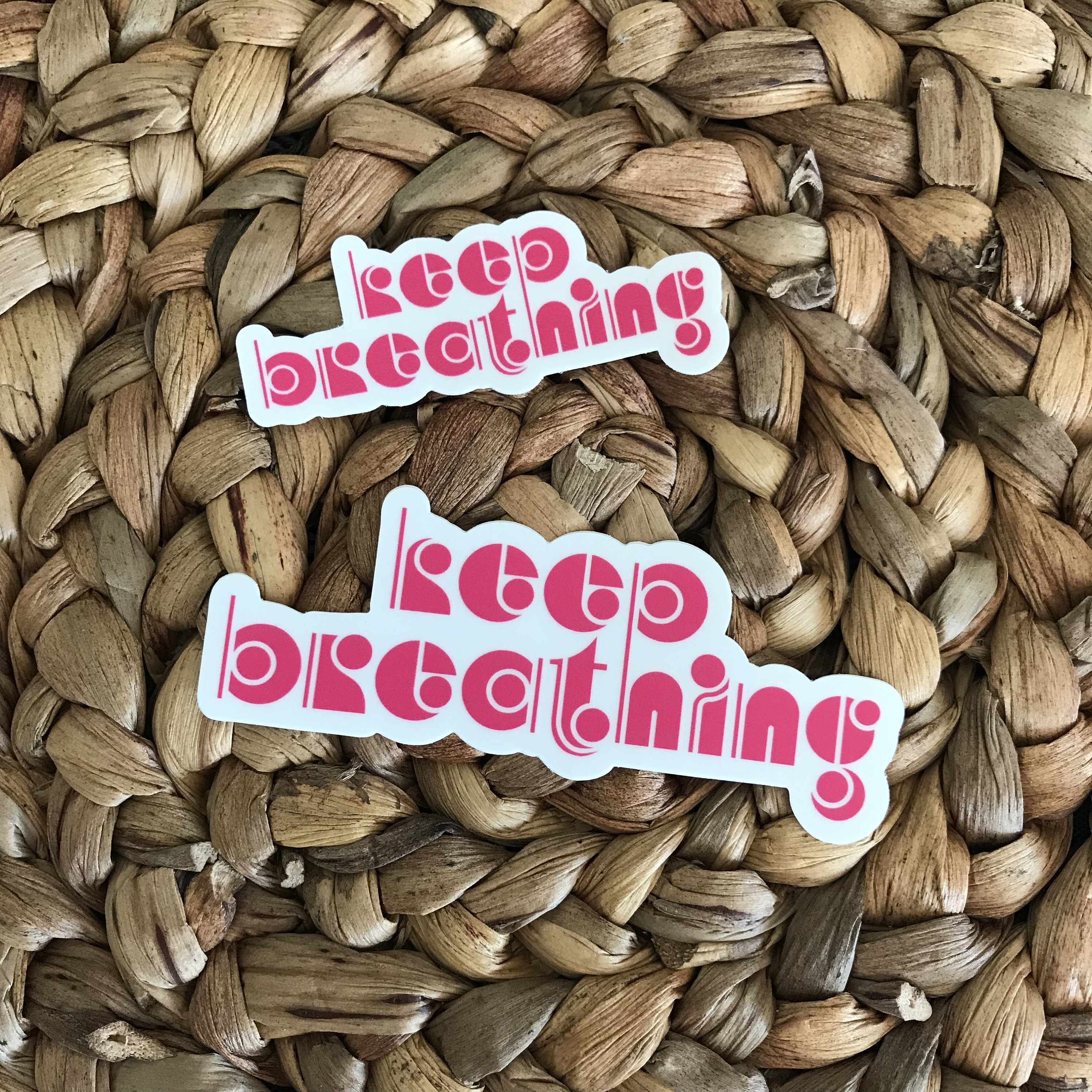 KEEP BREATHING Sticker — 2 Colors, 2 Sizes! - Etsy