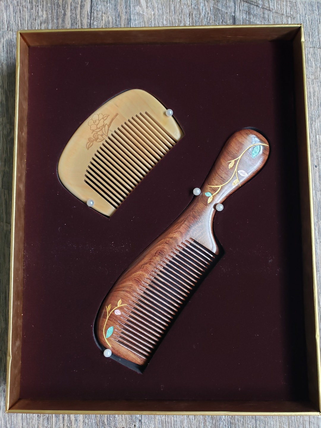 Hand Painted Chuanyue Comb Set - Etsy