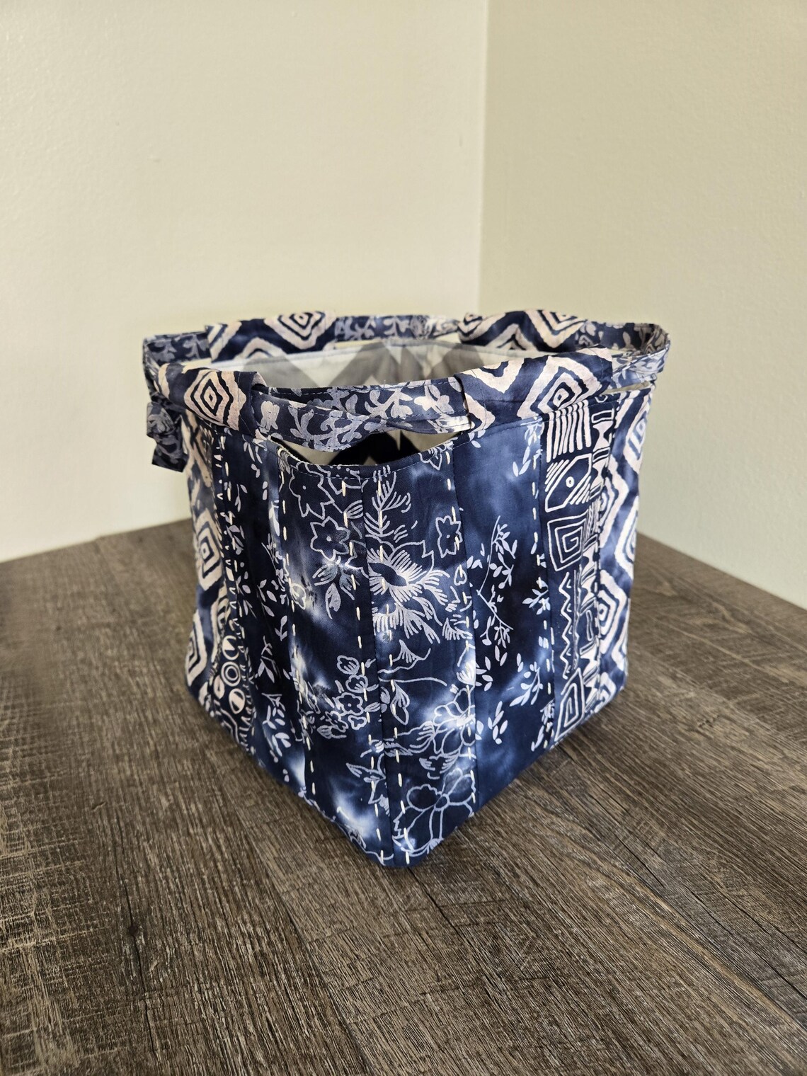 Japanese Rice Bag, Cotton Bag, Drawstring Bag, Patchwork Style Bag With ...