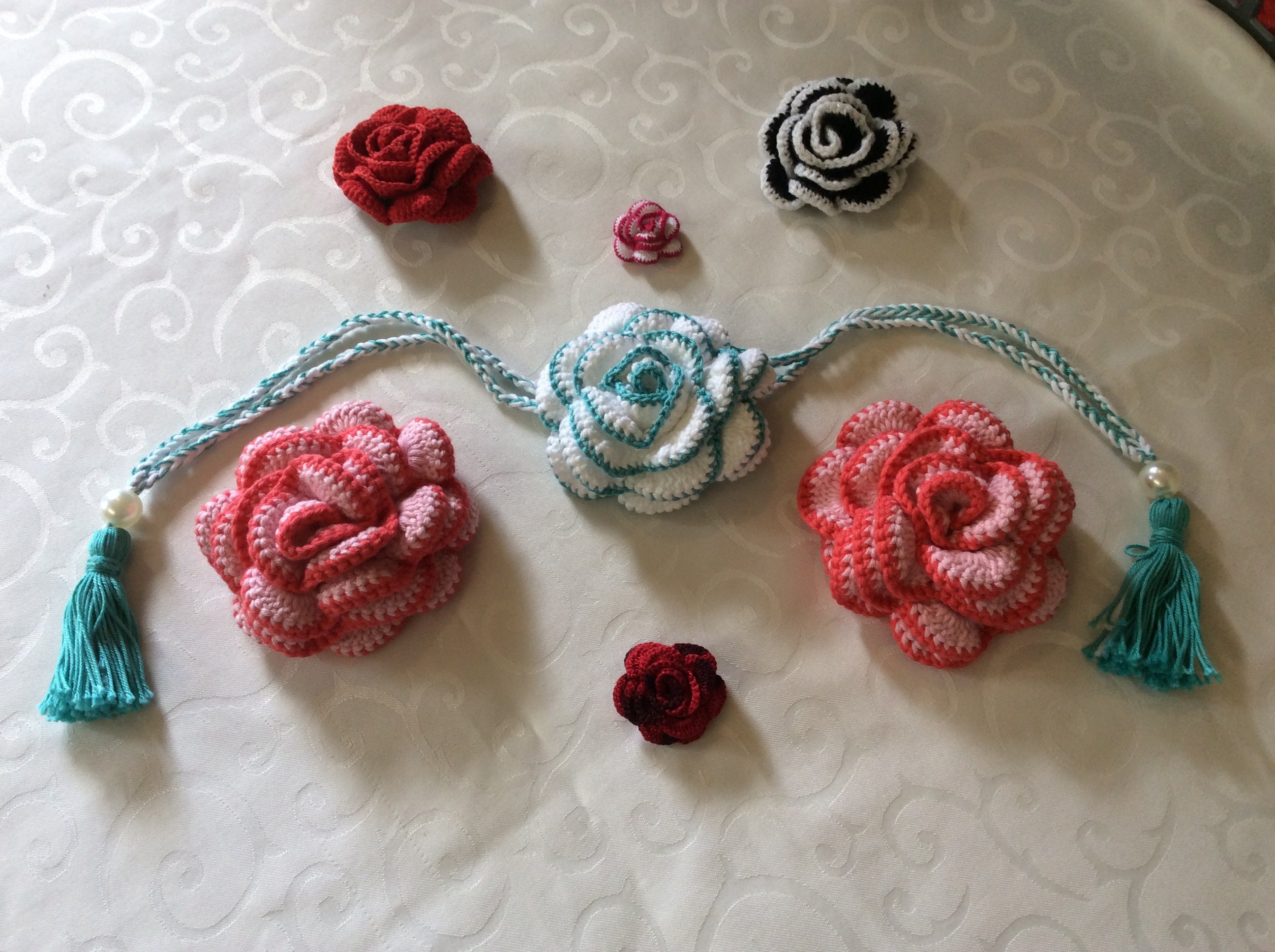 How to Crochet a Beautiful Rose Written Pattern UK & US Versions ...