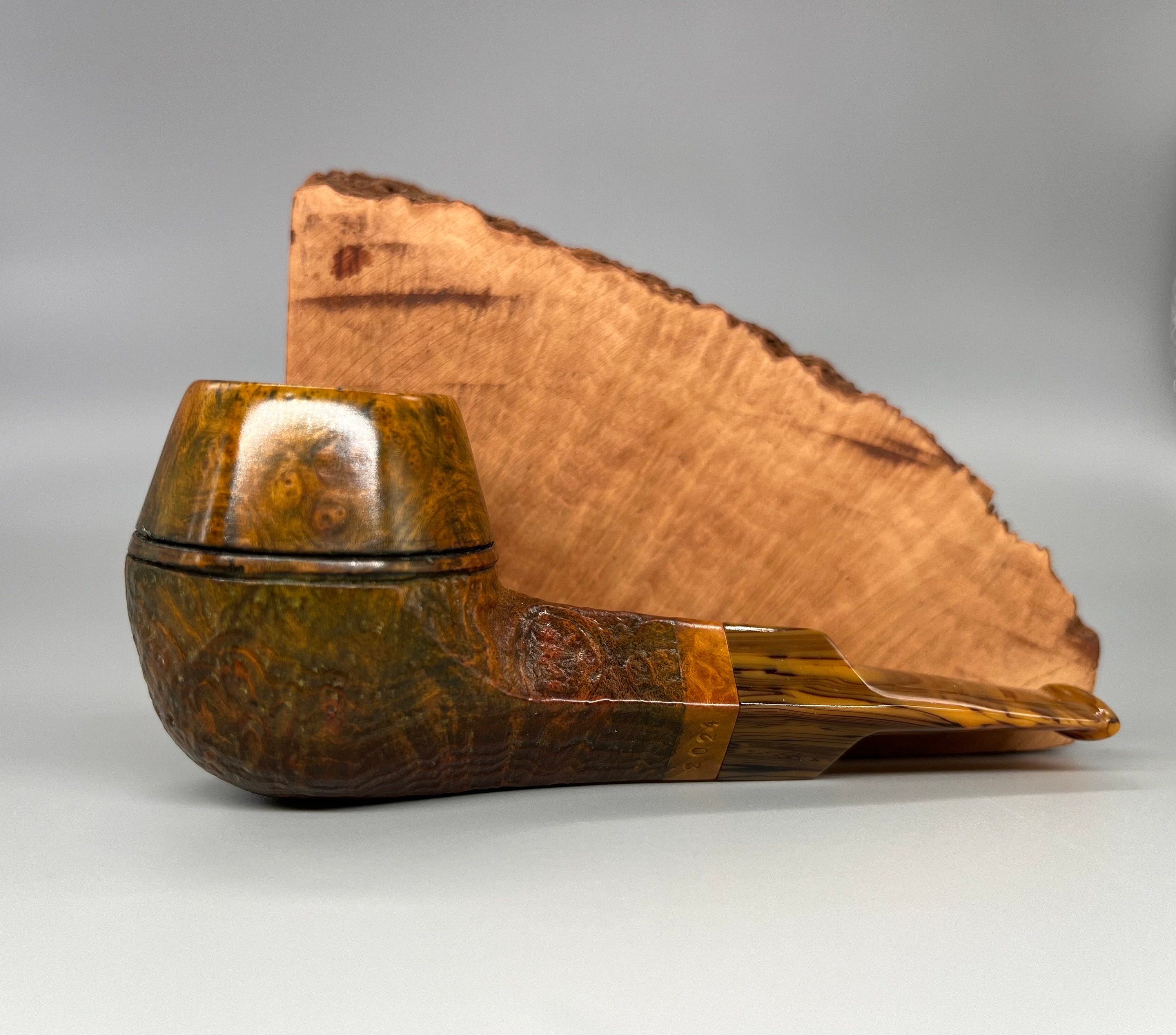 Briar Tobacco Pipe sand Blasted Bulldog - Etsy