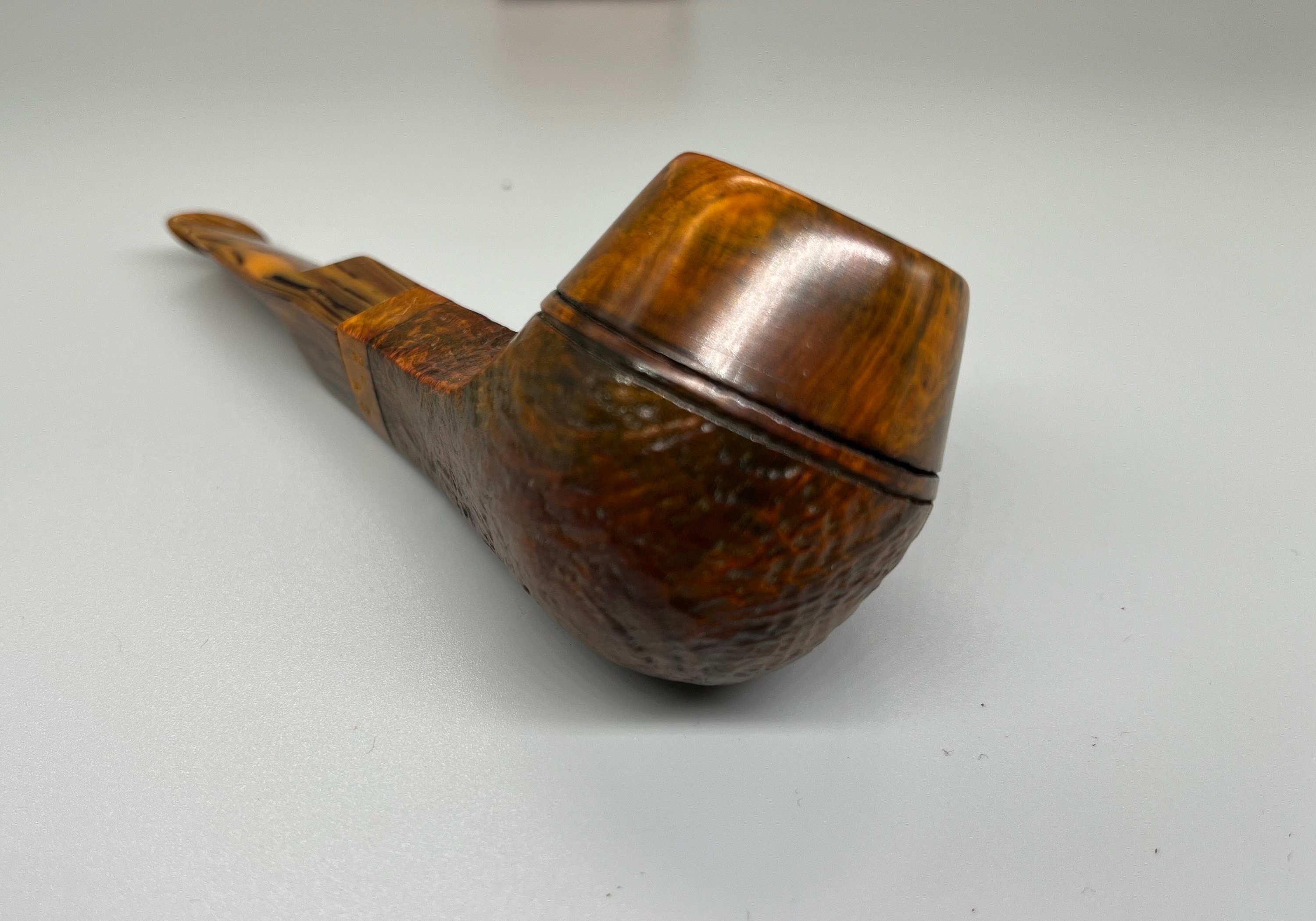 Briar Tobacco Pipe sand Blasted Bulldog - Etsy