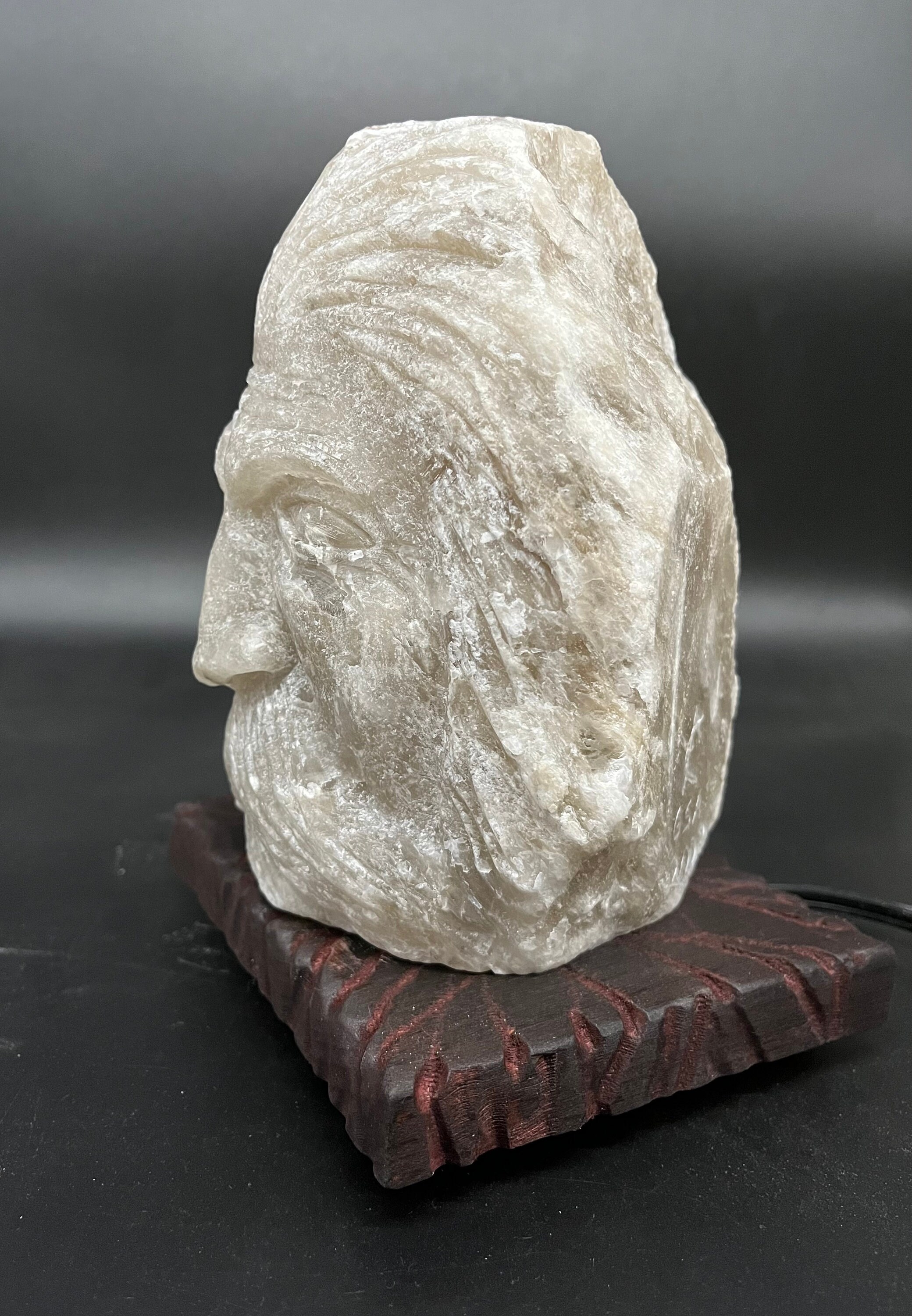 The Salty Spirit. Salt Lamp. Hand Carved Salt Lamp. Himalayan Salt. - Etsy