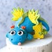 Dragon Cake Topper, Dragon Eggs Cake Topper, Keepsake, Custom Dragon ...