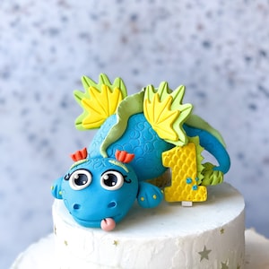 Dragon Cake Topper, Dragon Eggs Cake Topper, Keepsake, Custom Dragon ...