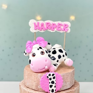 Cow Cake Topper Farm Cake Topper Farm Animals Cake Topper - Etsy