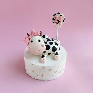Cow Cake Topper Farm Cake Topper Farm Animals Cake Topper | Etsy