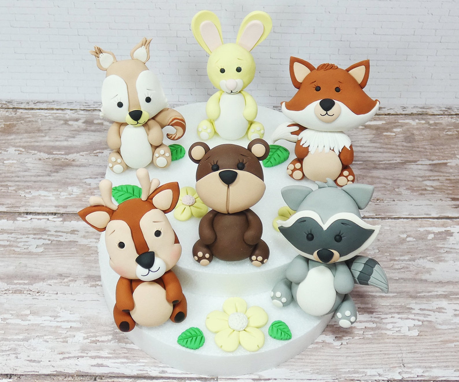 Forest Animals Cake Topper Woodland Cake Topper Woods Cake - Etsy