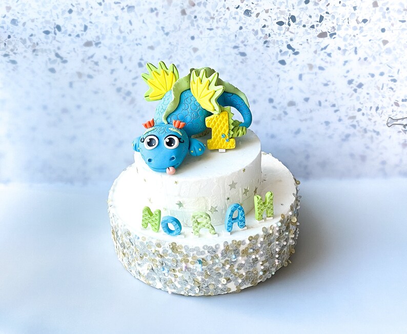 Dragon Cake Topper Dragon Eggs Cake Topper Keepsake Custom - Etsy