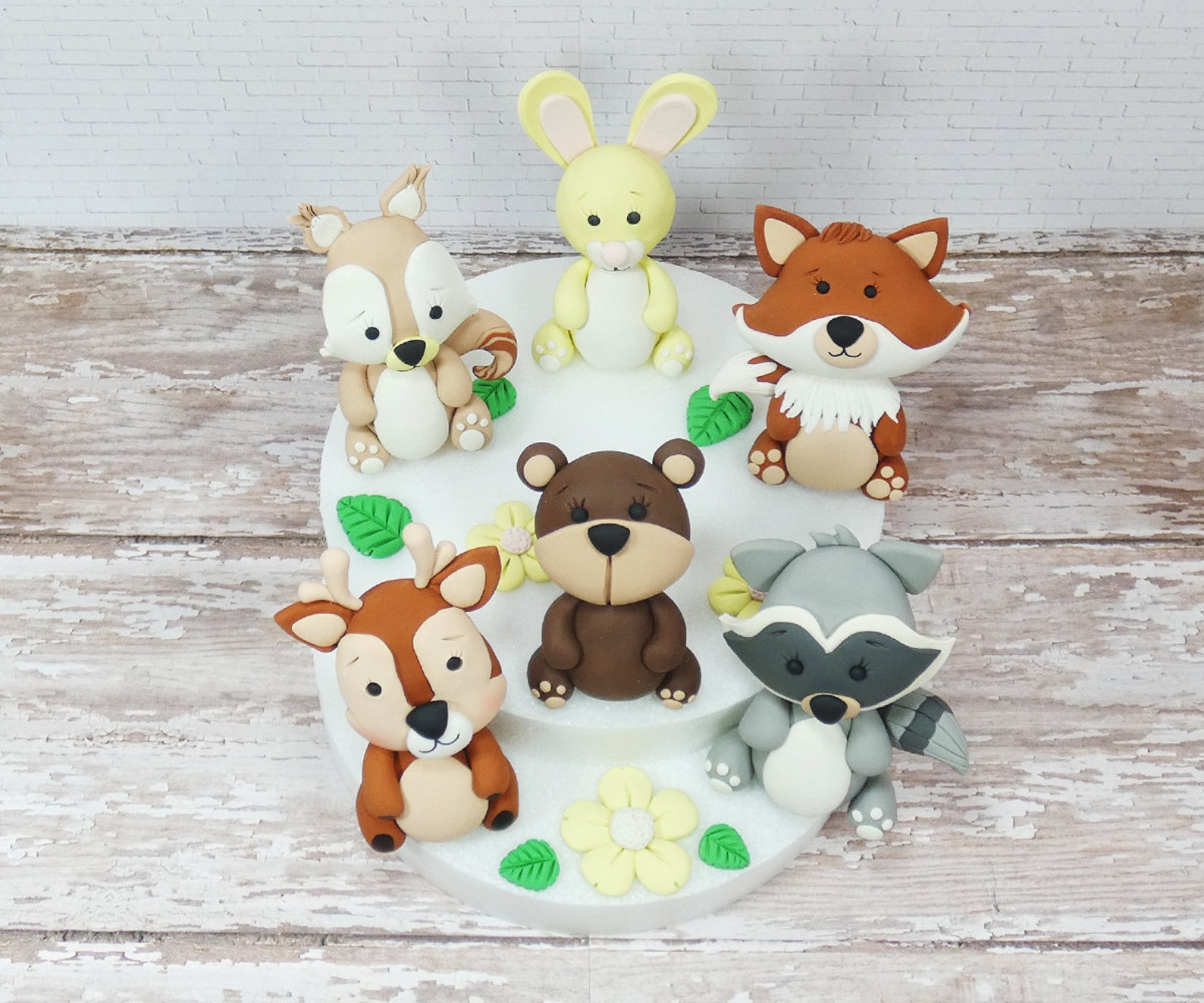 Forest Animals Cake Topper Woodland Cake Topper Woods Cake - Etsy