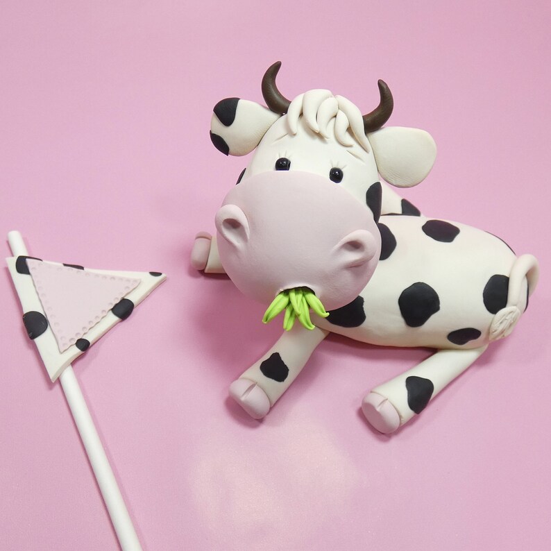 Topper de pastel de vaca topper de pastel de granja pastel | Etsy
