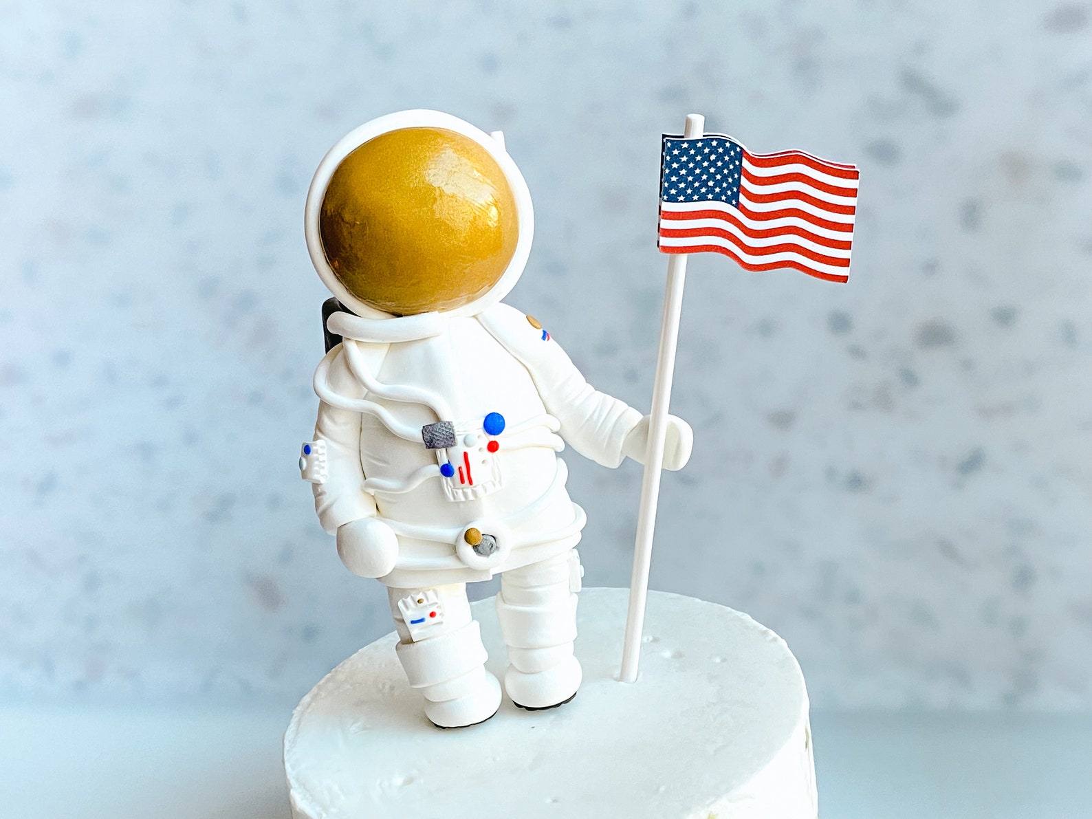 Astronaut Cake Topper Space Cake Topper Space Explorer Cake - Etsy