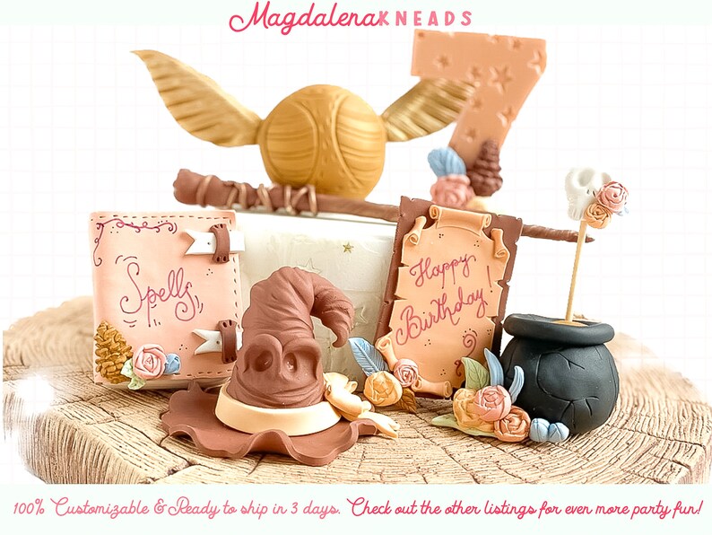 Wizard Cake Topper Witch Cake Topper Magic Cake Topper - Etsy