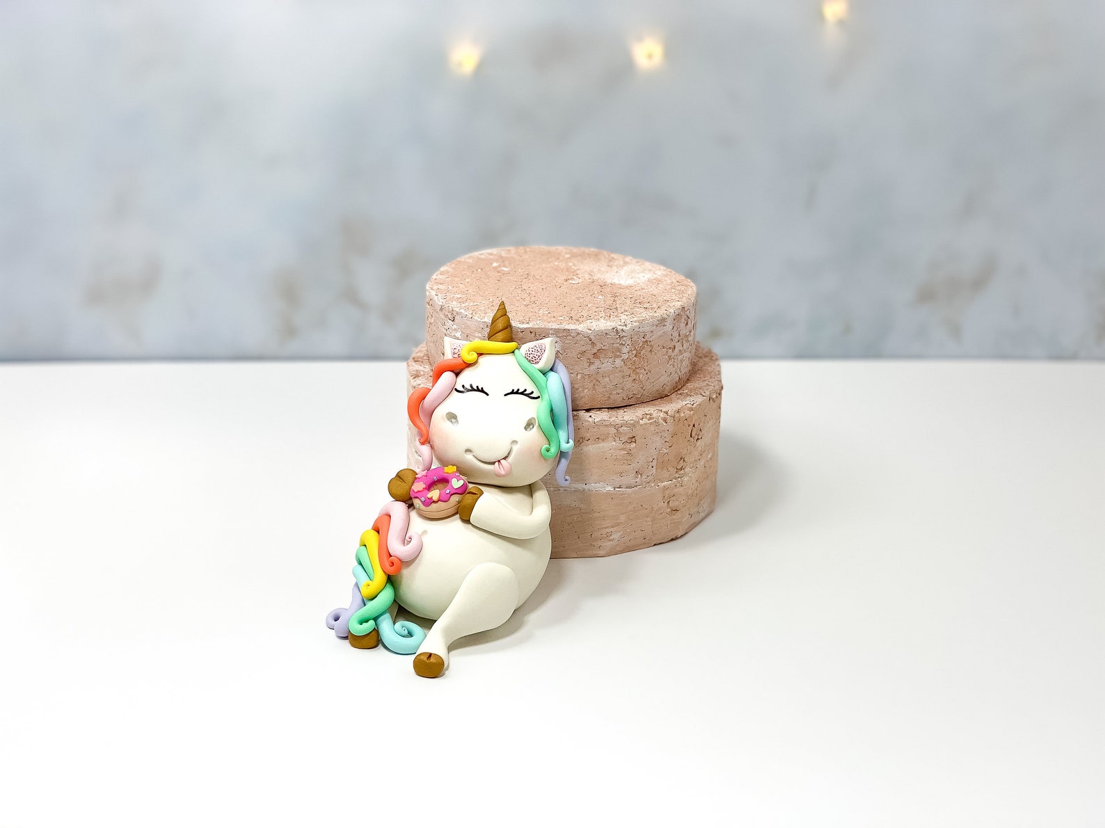 Fat Unicorn Cake Topper Unicorn Cake Topper Chubby Unicorn - Etsy