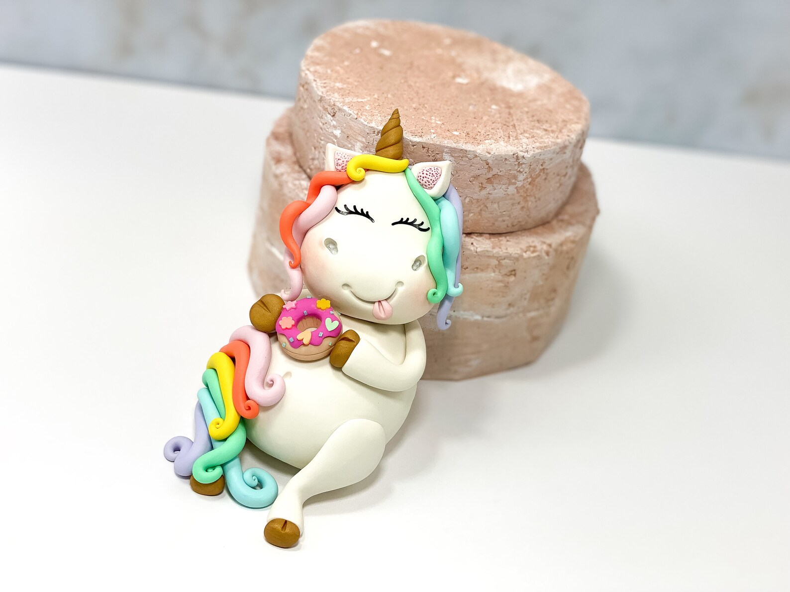 Fat Unicorn Cake Topper Unicorn Cake Topper Chubby Unicorn - Etsy