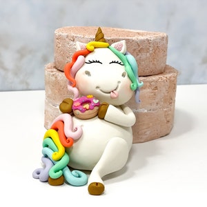 Fat Unicorn Cake Topper Unicorn Cake Topper Chubby Unicorn - Etsy