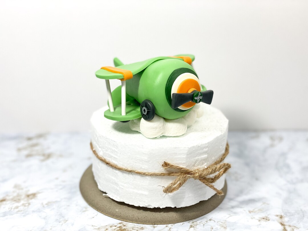 Airplane Cake Topper, Toy Plane Cake Topper, Aviator Cake Topper, Toy ...