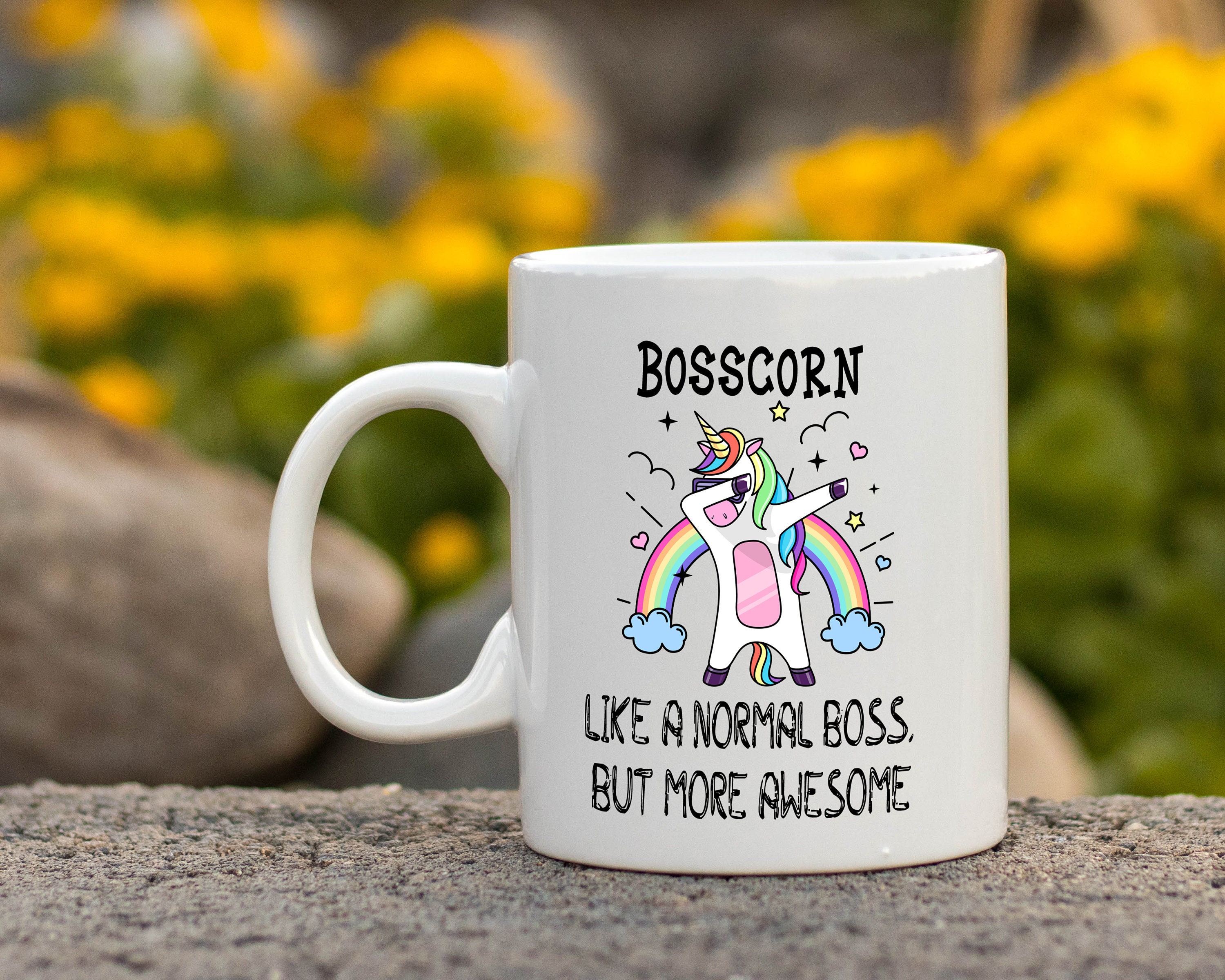 Bosscorn Unicorn Mug Gift for Any Funny Leader This Funny - Etsy