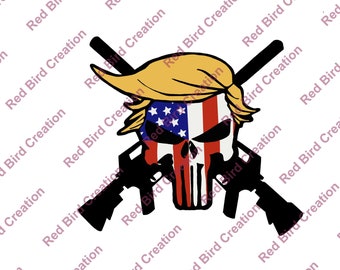 Trump Punisher Skull - Etsy