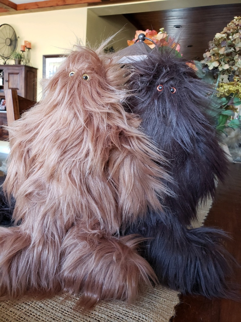 Hand Stitched Stuffed Bigfoot Friends - Etsy