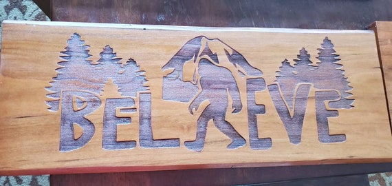 Wooden Bigfoot Signs - Etsy