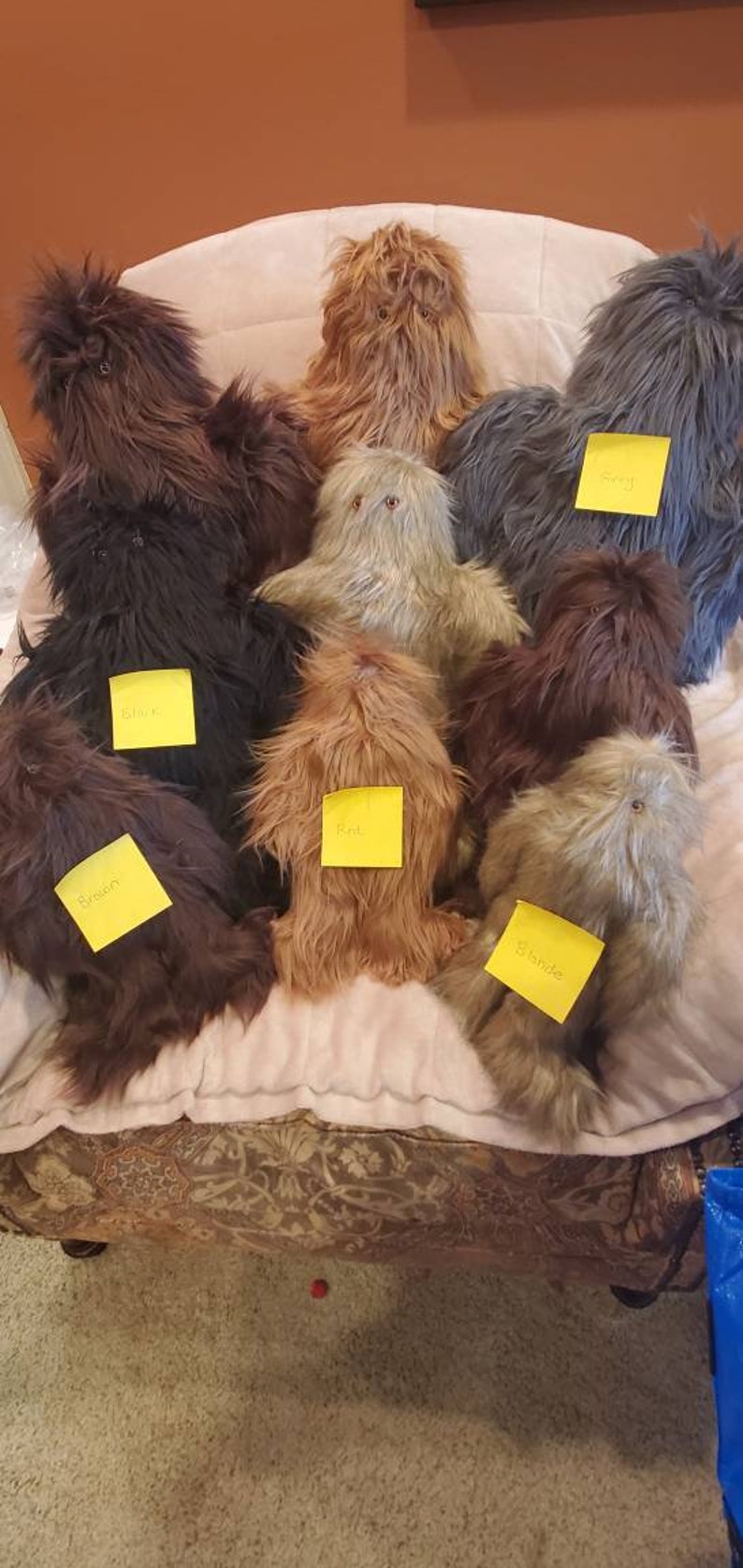 Hand Stitched Stuffed Bigfoot Friends - Etsy