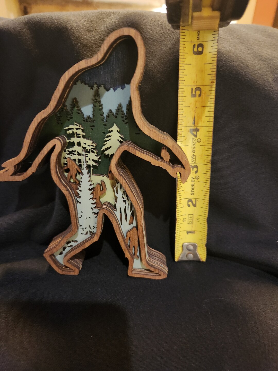 3D LAYERED BIGFOOT - Etsy