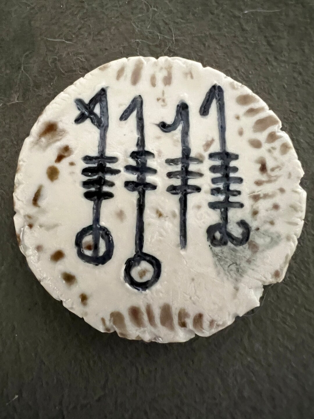 Norse SVEFNTHORN Sleep Thorn Clay Disk - Etsy