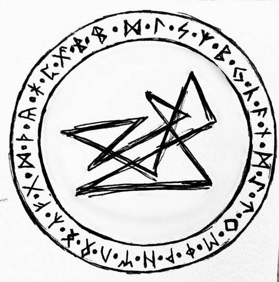 Personalized sigil Protection sigil Power sigil | Etsy
