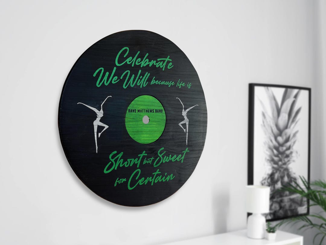 Handmade Dave Matthews Two Step Wood Record Wall Art, DMB Sign, Music ...