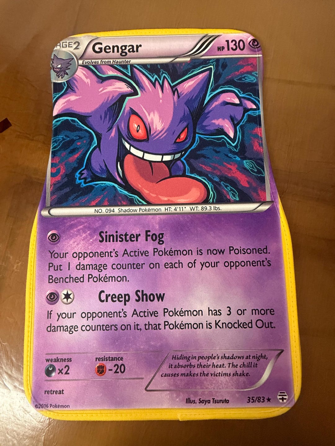 Pokemon Gengar Car Mat 1 Pair - Etsy