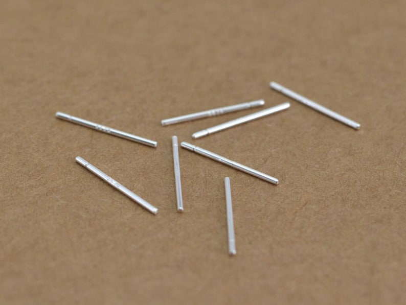 Sterling Silver Ear Expander Bar Solid 925 Silver Ear Piercing Stick ...