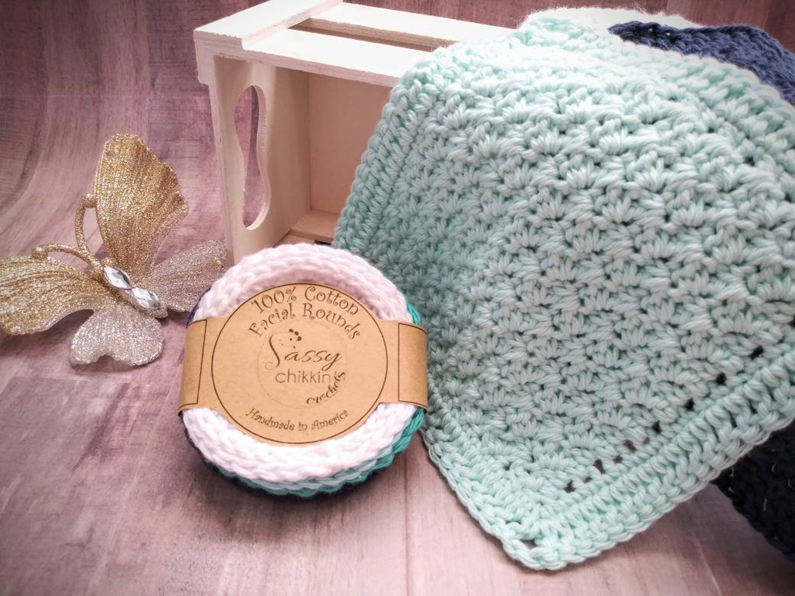 100% Cotton Facial Rounds Eco-friendly Reusable Make-up | Etsy