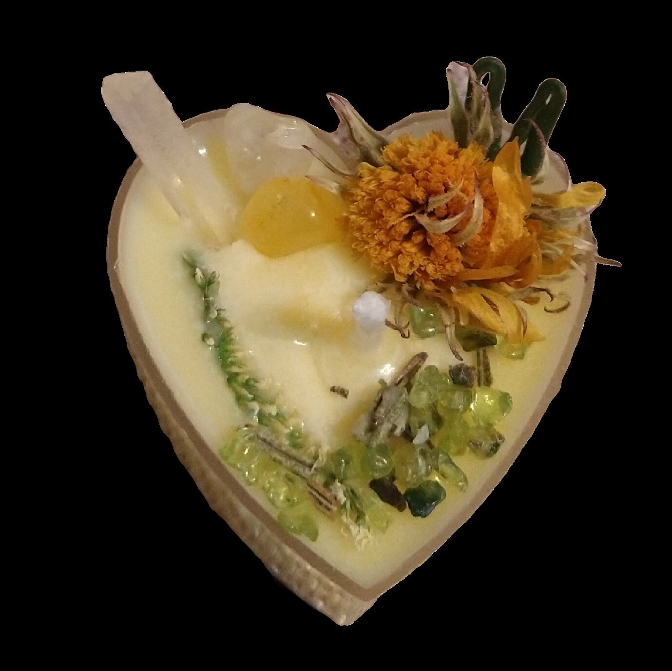 Crystal & Flower Tea Lights scented or Unscented - Etsy