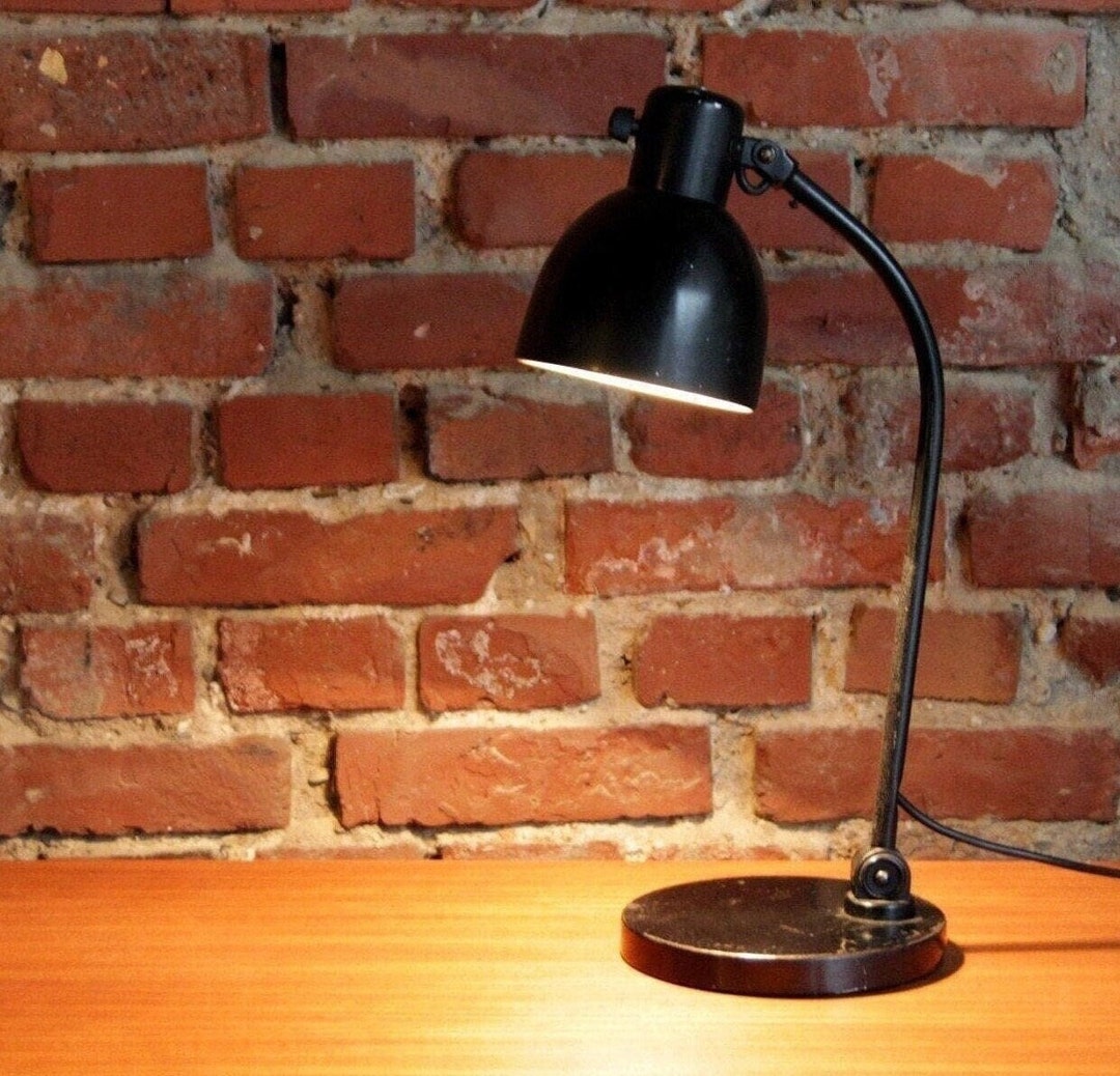 HALA: Industrial Table Lamp From the 1950s. Embossed, Flexible ...