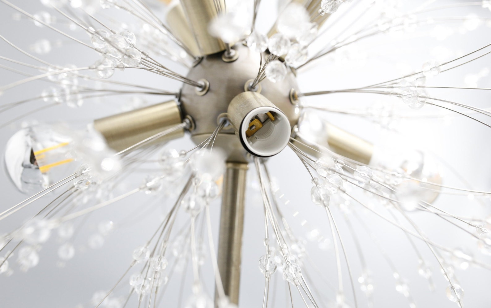 Sputnik: Table Lamp With Eight Lamp Holders. Light Object From the ...