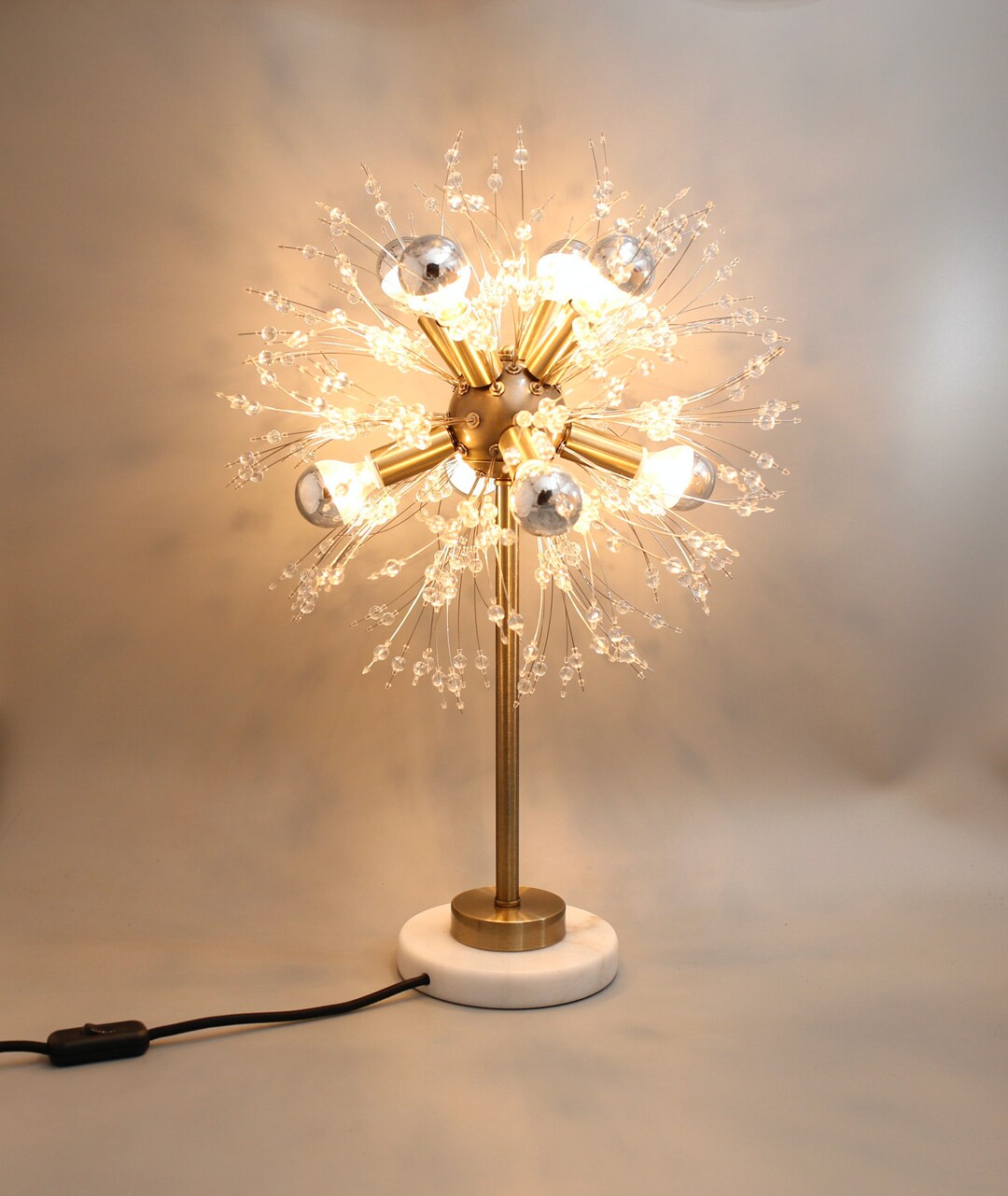 Sputnik: Table Lamp With Eight Lamp Holders. Light Object From the ...