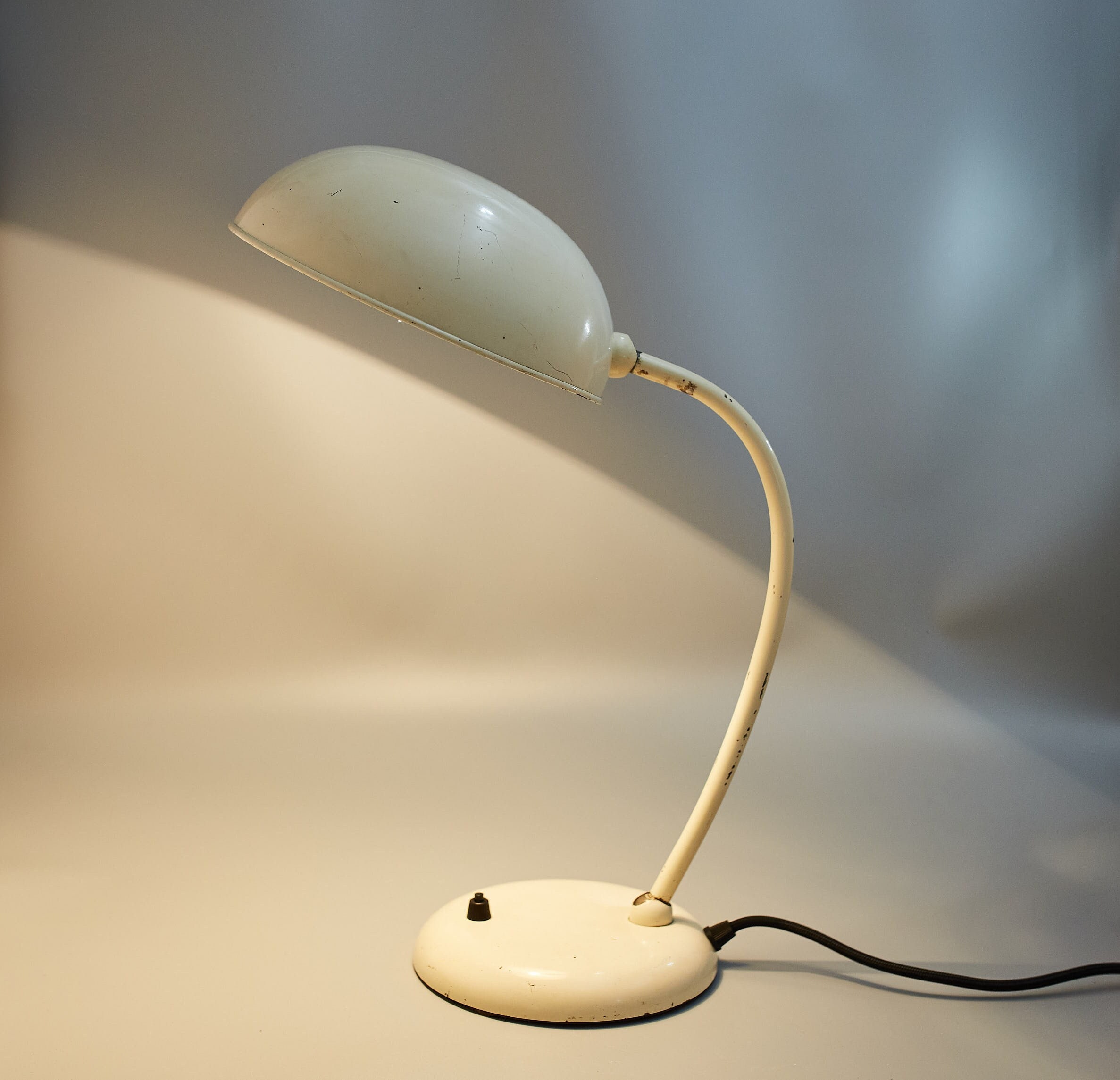 Cosack Brothers: Designer Desk Lamp From the 1940s With an Ivory ...
