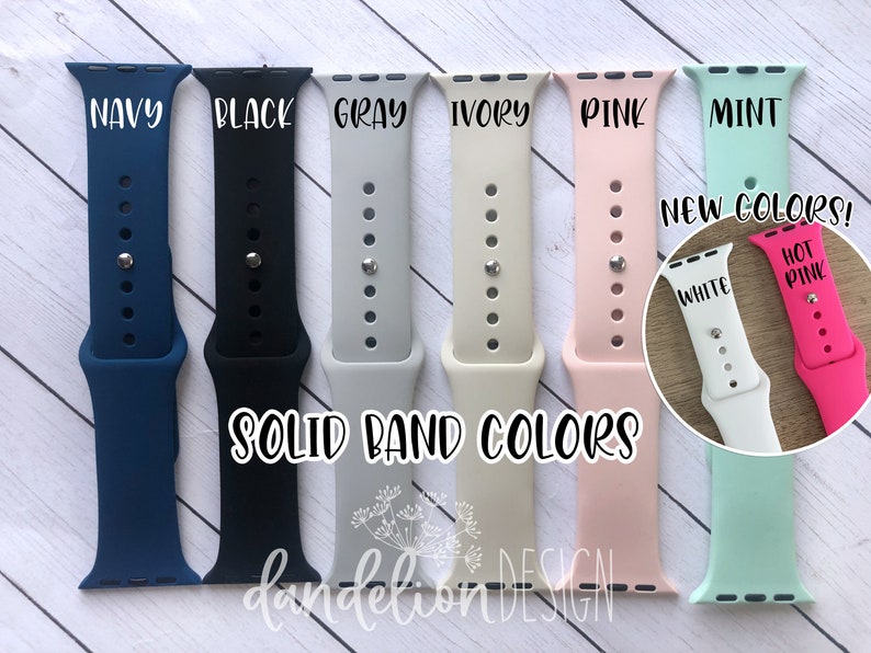 Custom Engraved Silicone Watch Band - Etsy