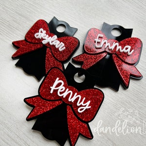 Bow Personalized Acrylic Name Plate for H2.0 20/30/40 Oz Stanley ...