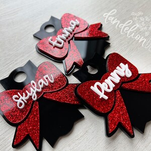 Bow Personalized Acrylic Name Plate for H2.0 20/30/40 Oz Stanley ...