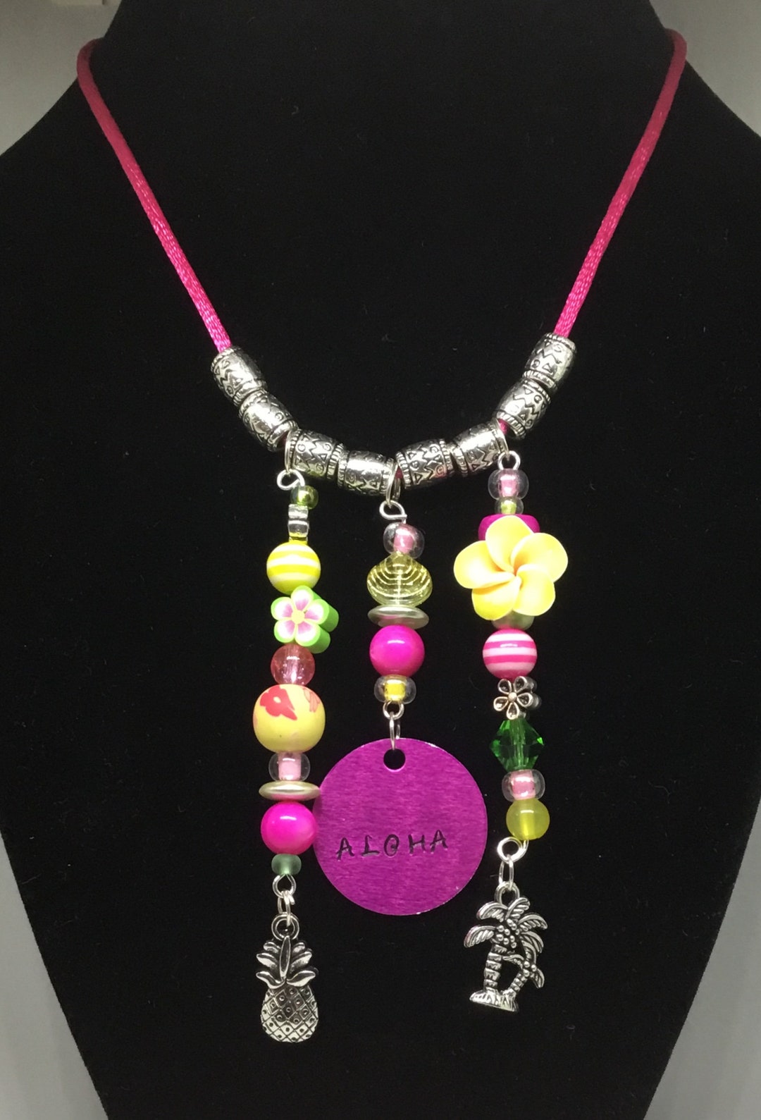 Aloha Charm Necklace - Etsy