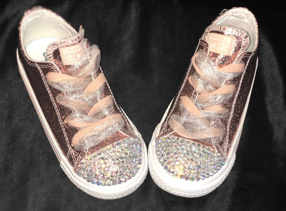 Bedazzled Converse - Etsy