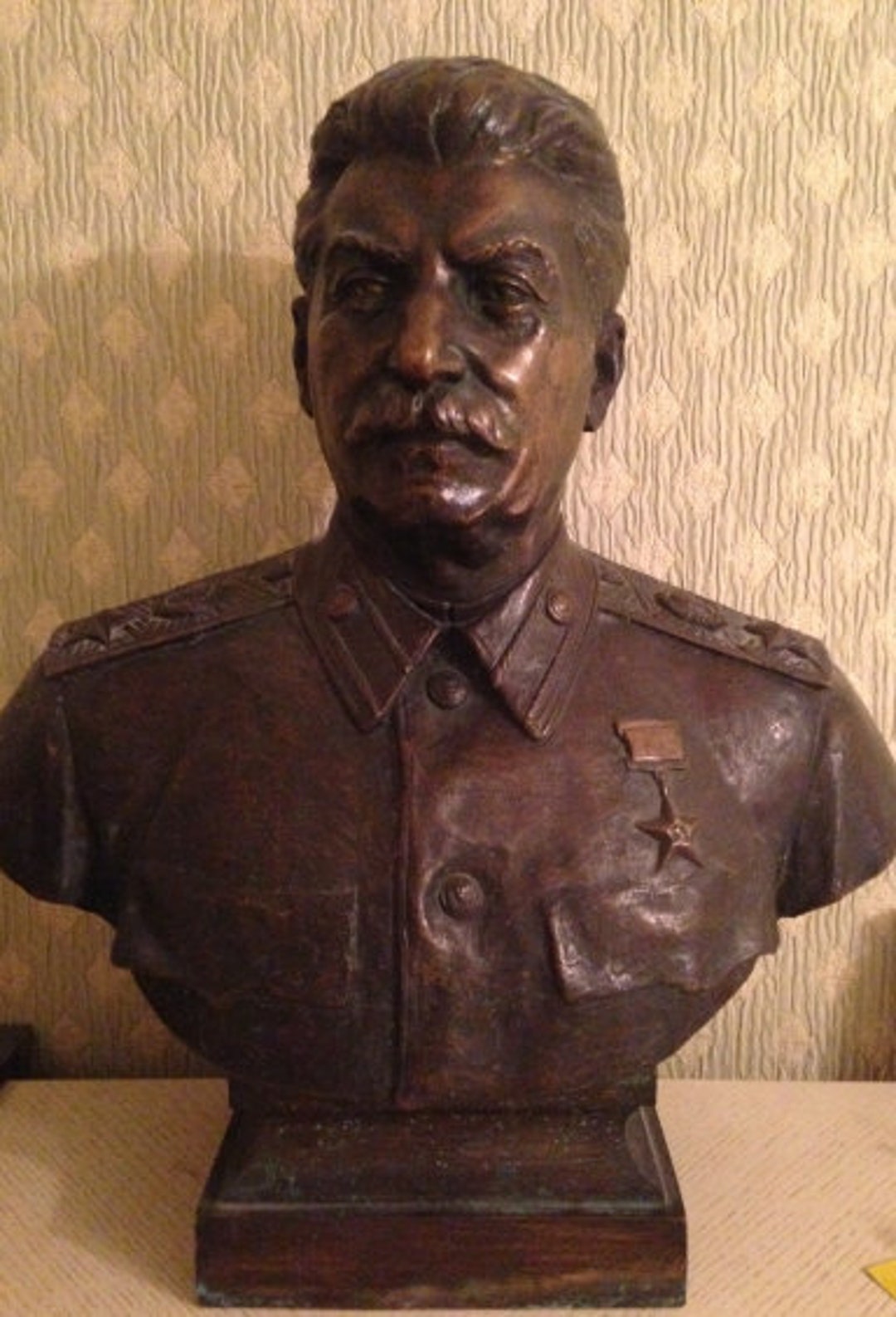 Sculpture Bust the Generalissimo of the Soviet Union JV Stalin 1952 ...