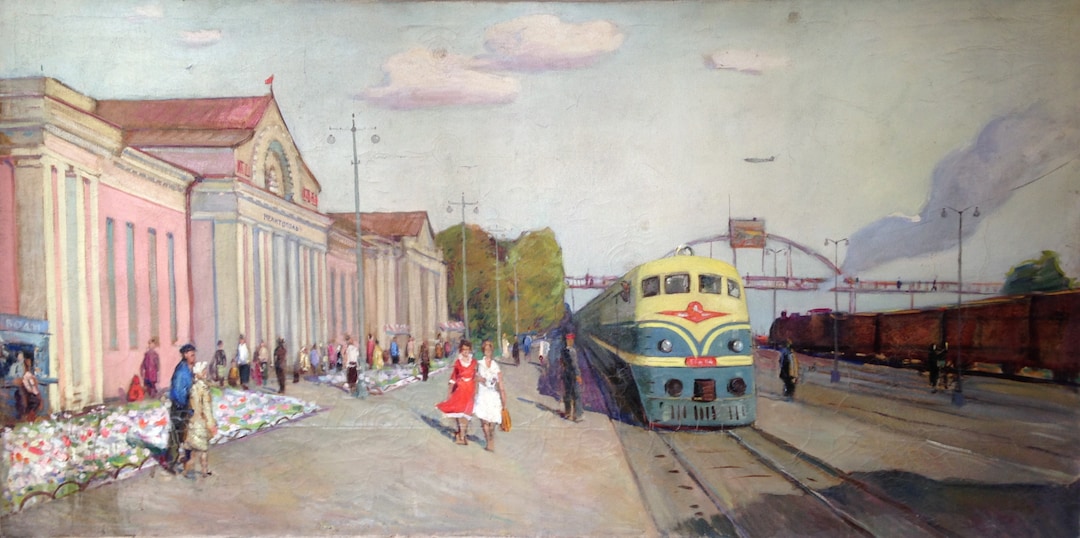 The Original Picture of the USSR "new Roads. First Electric Locomotive ...