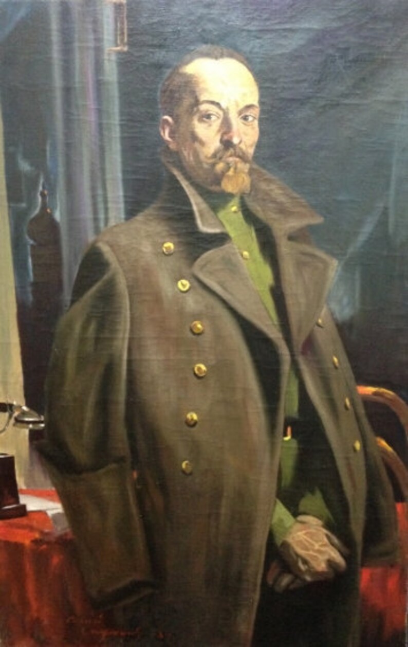 Picture of the USSR Portrait of F.E. Dzerzhinsky 1970, Artist of the ...