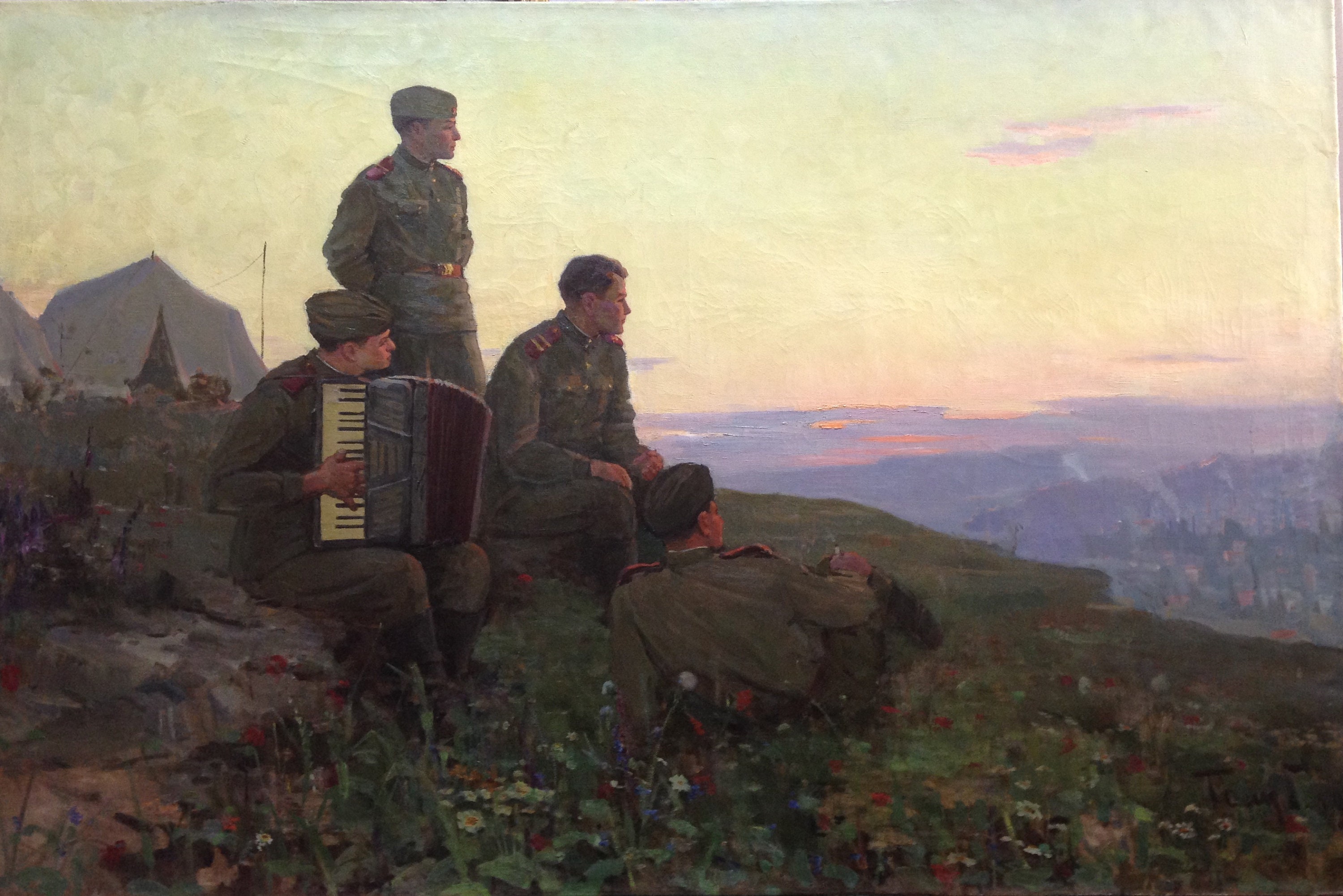 The Original Picture of the USSR "peace Dawn" in 1959, the Artist of ...