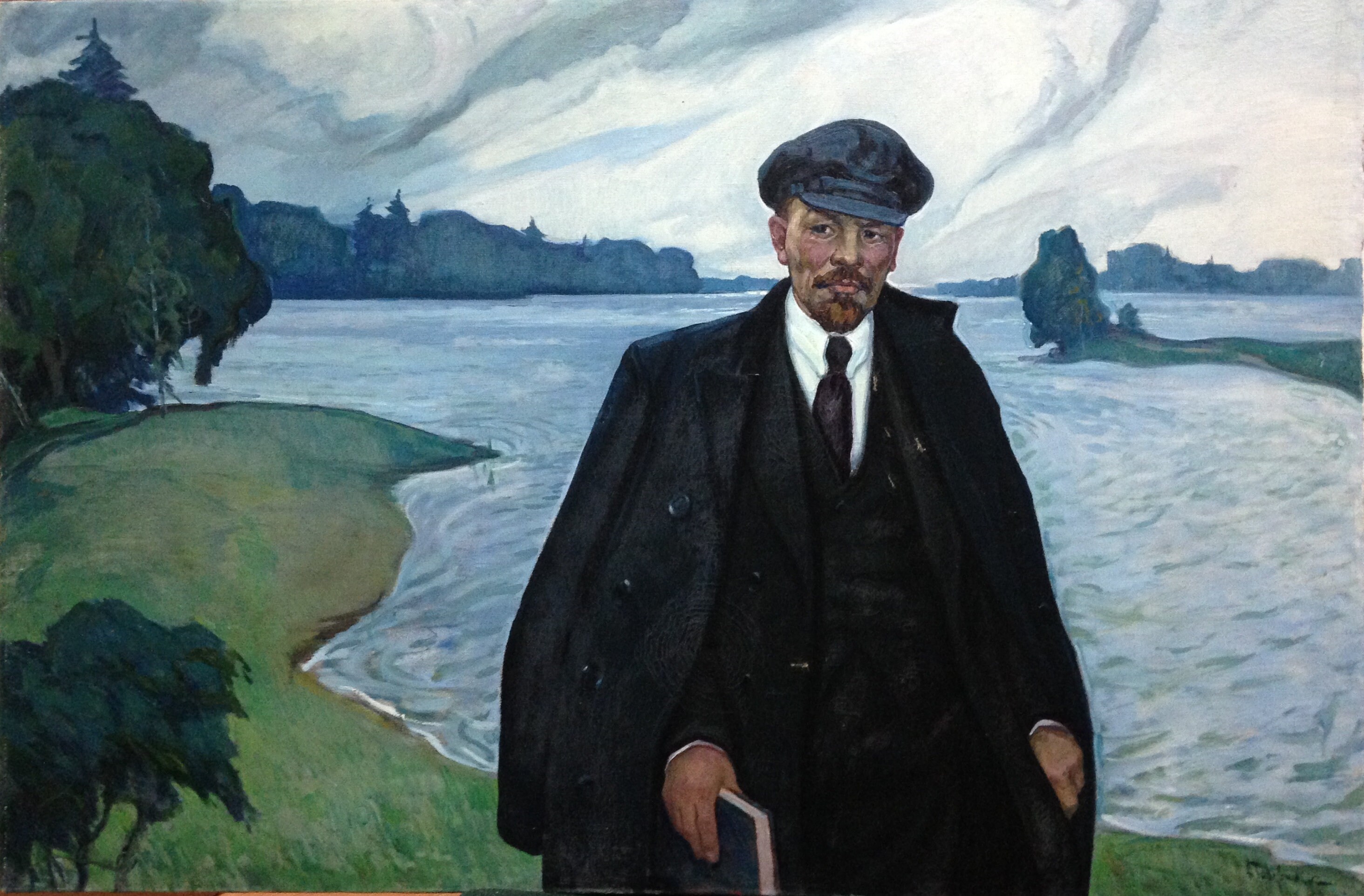 The Original Picture of the USSR lenin in Razliv 1968, People's Artist ...