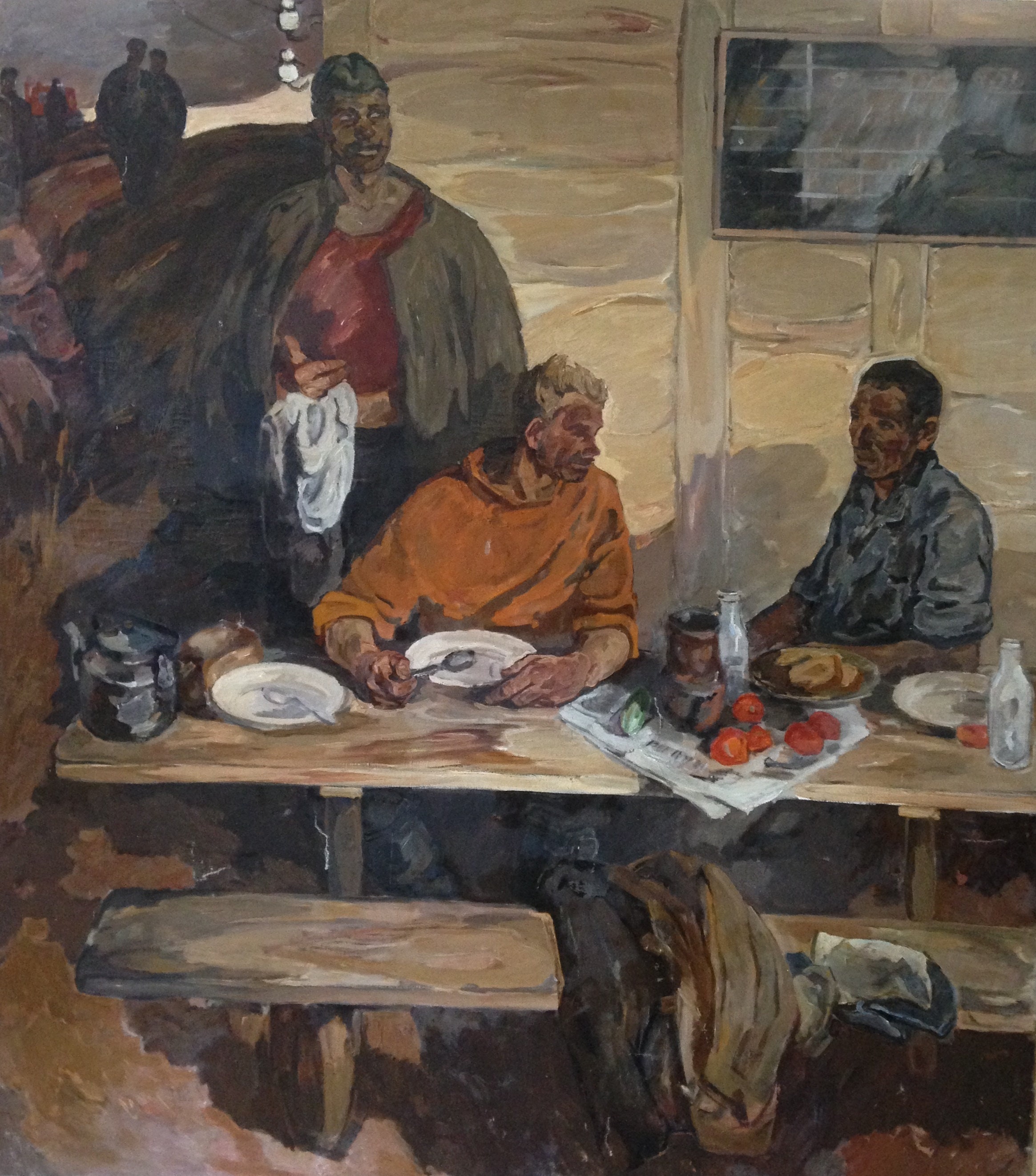The Original Picture of the USSR "dinner Tractor Drivers" 1950-1960 ...